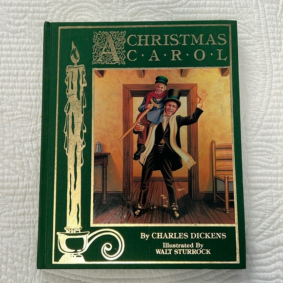Vintage | Holiday | A Christmas Carol Hardcover Book By Charles Dickens ...